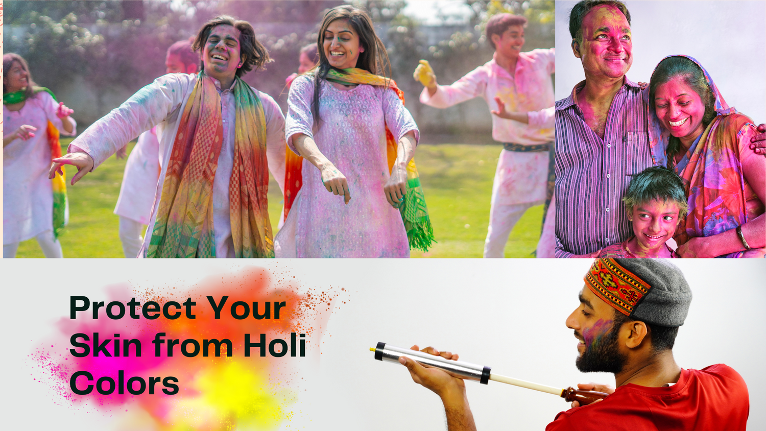 The Importance of Applying Oil to Your Skin Before Playing Holi – Pinkcity