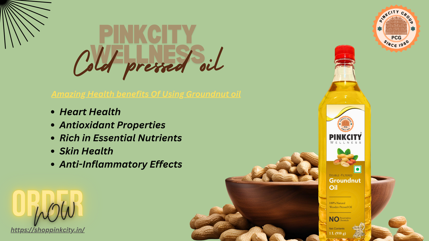 Groundnut Oil:- 5 Amazing Health benefits Of Using Groundnut oil – Pinkcity